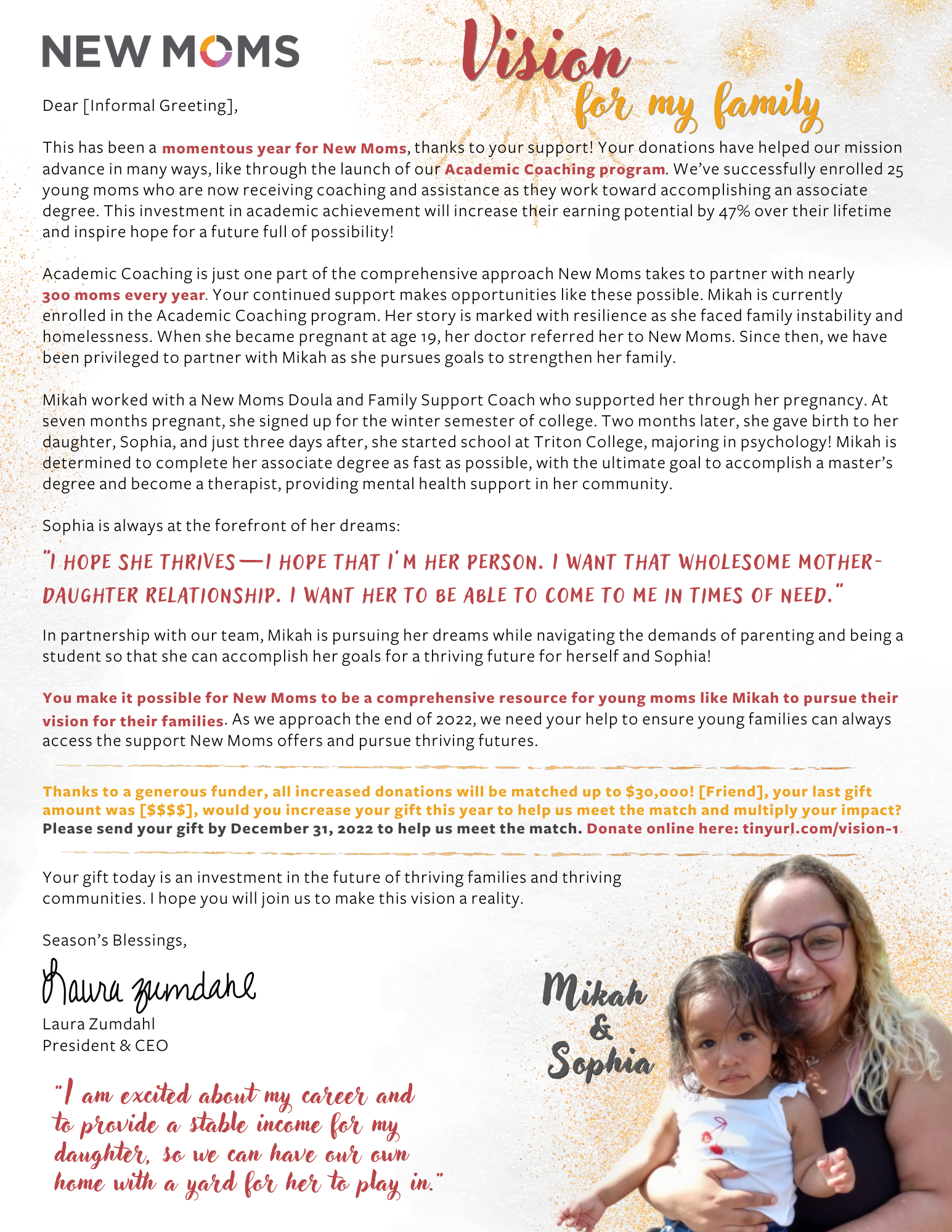 “Vision for My Family” Holiday Appeal – LAUREN SINEAD CALLAGHAN